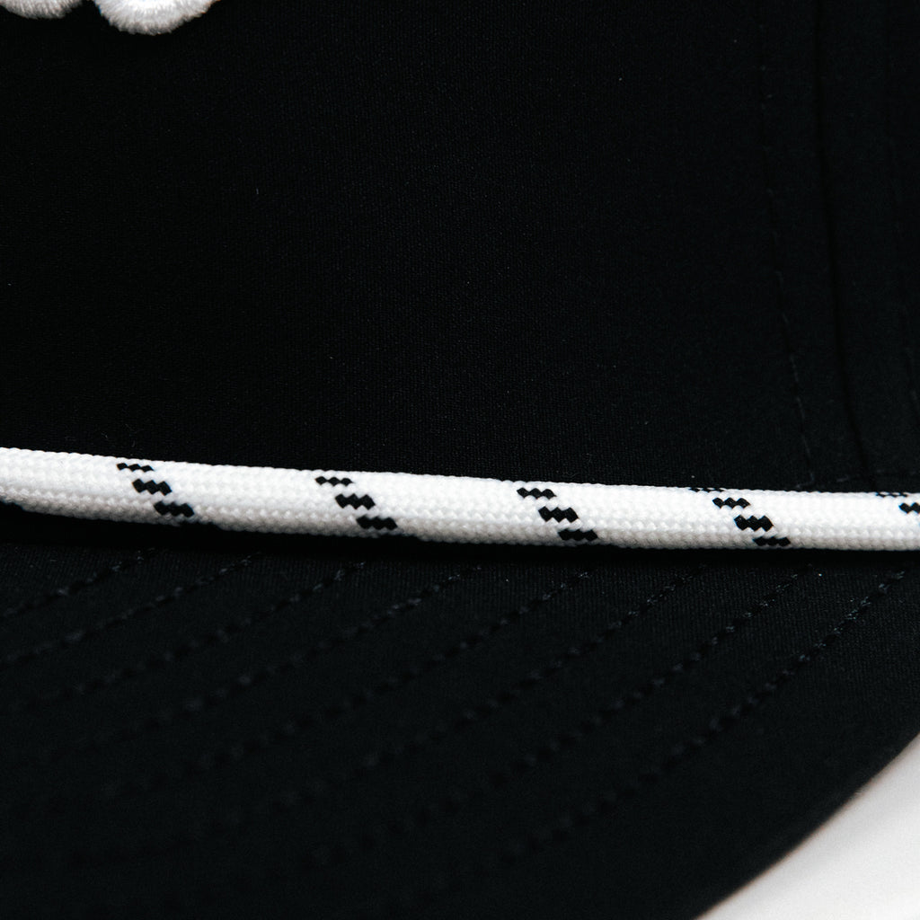 Black Cursive Hat – Primo Golf Apparel