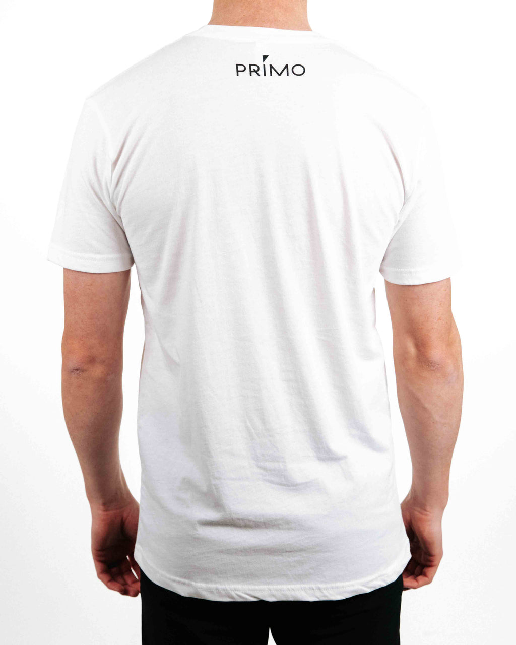 Primo Wordmark Tee - White – Primo Golf Apparel