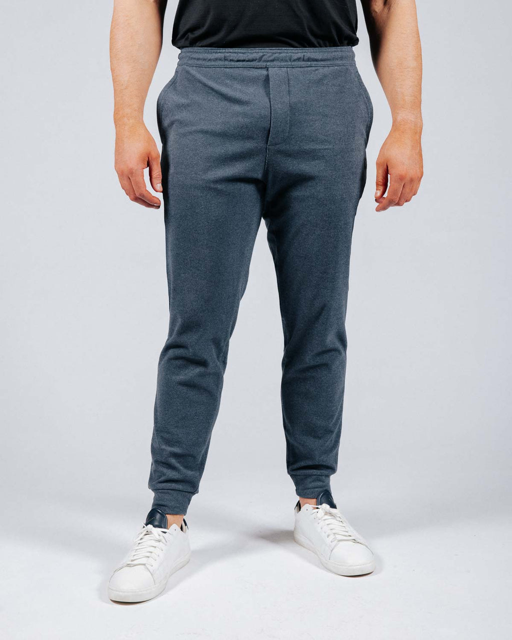 Blue Gray Brushed Rib Knit Jogger – Primo Golf Apparel