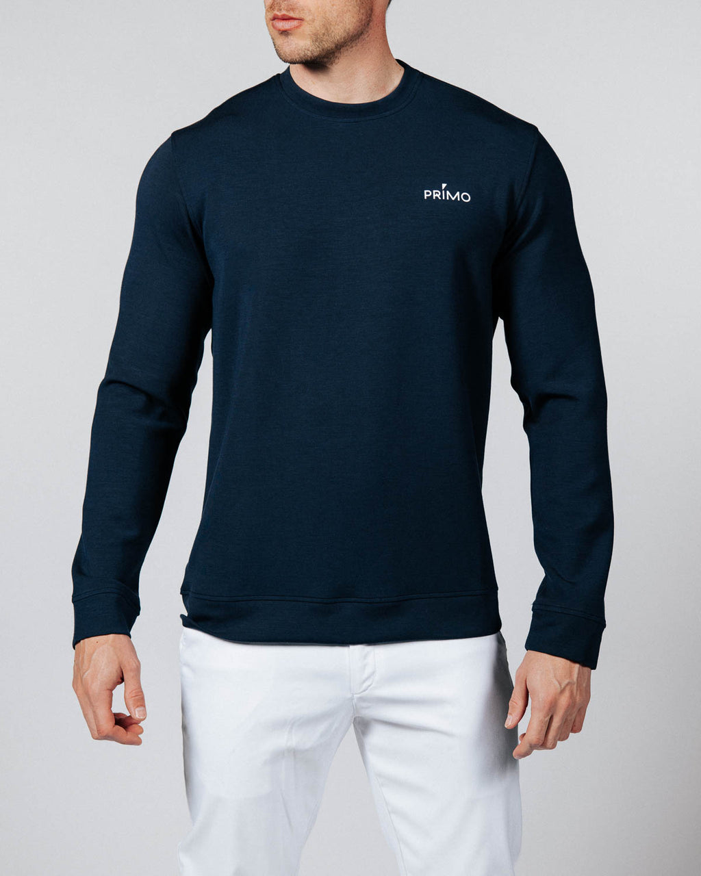 Men's Navy Golf Crew Neck – Primo Golf Apparel
