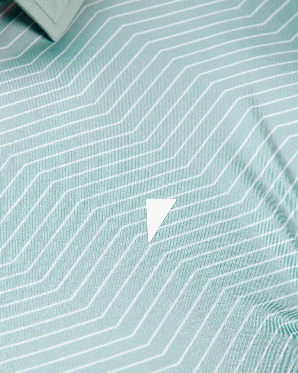 Teal Chevron Classic Polo – Primo Golf Apparel