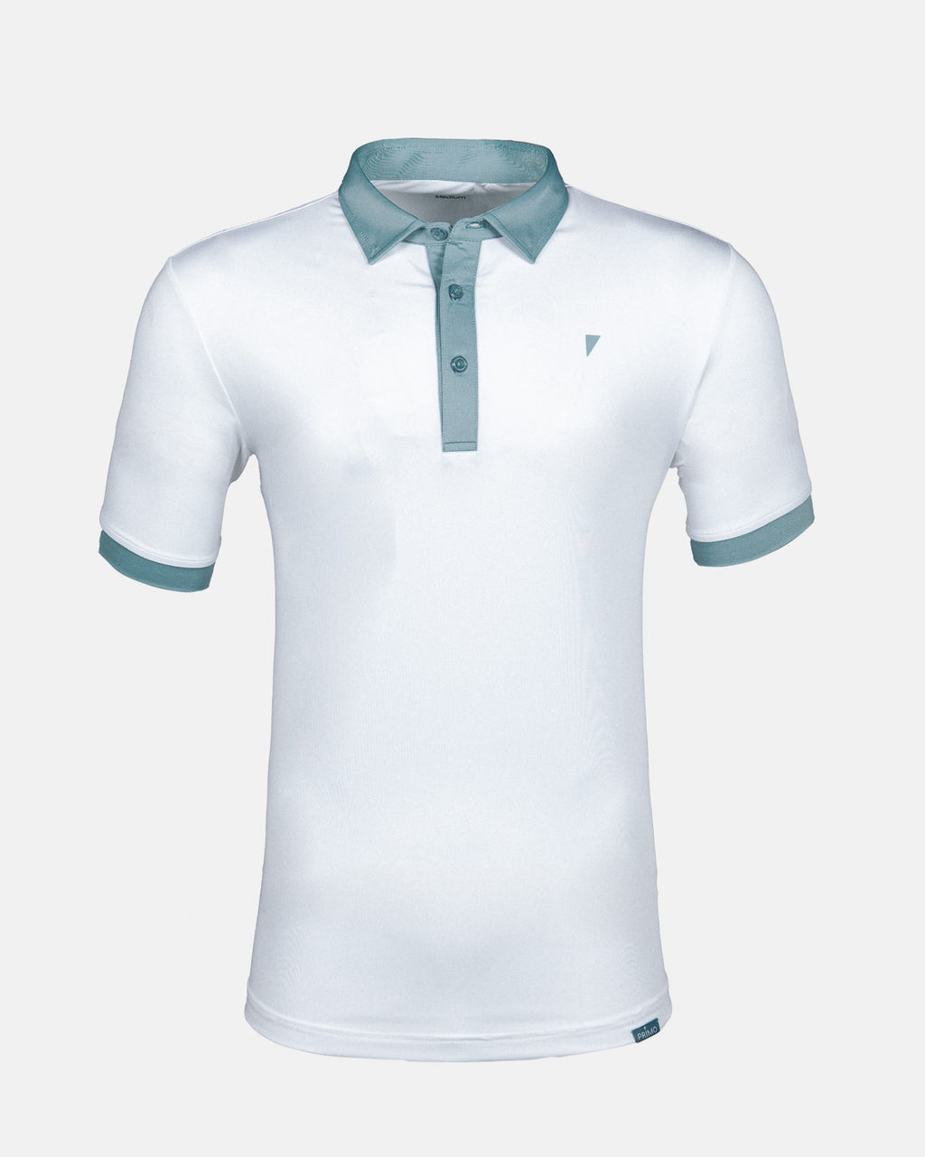 White/Storm Blue Two Tone Classic Polo – Primo Golf Apparel