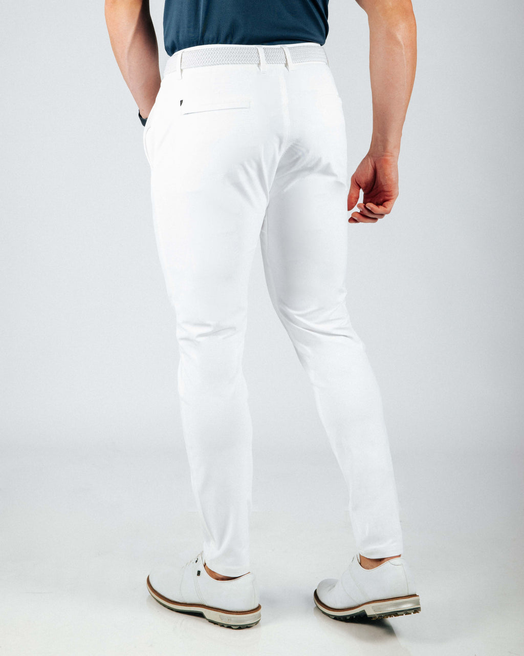 White Traditional Pants – Primo Golf Apparel